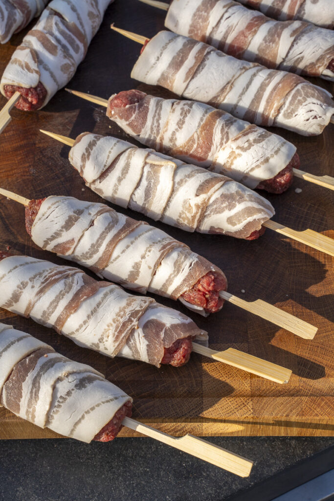 Mini Bacon Bomb Sticks - bigBBQ